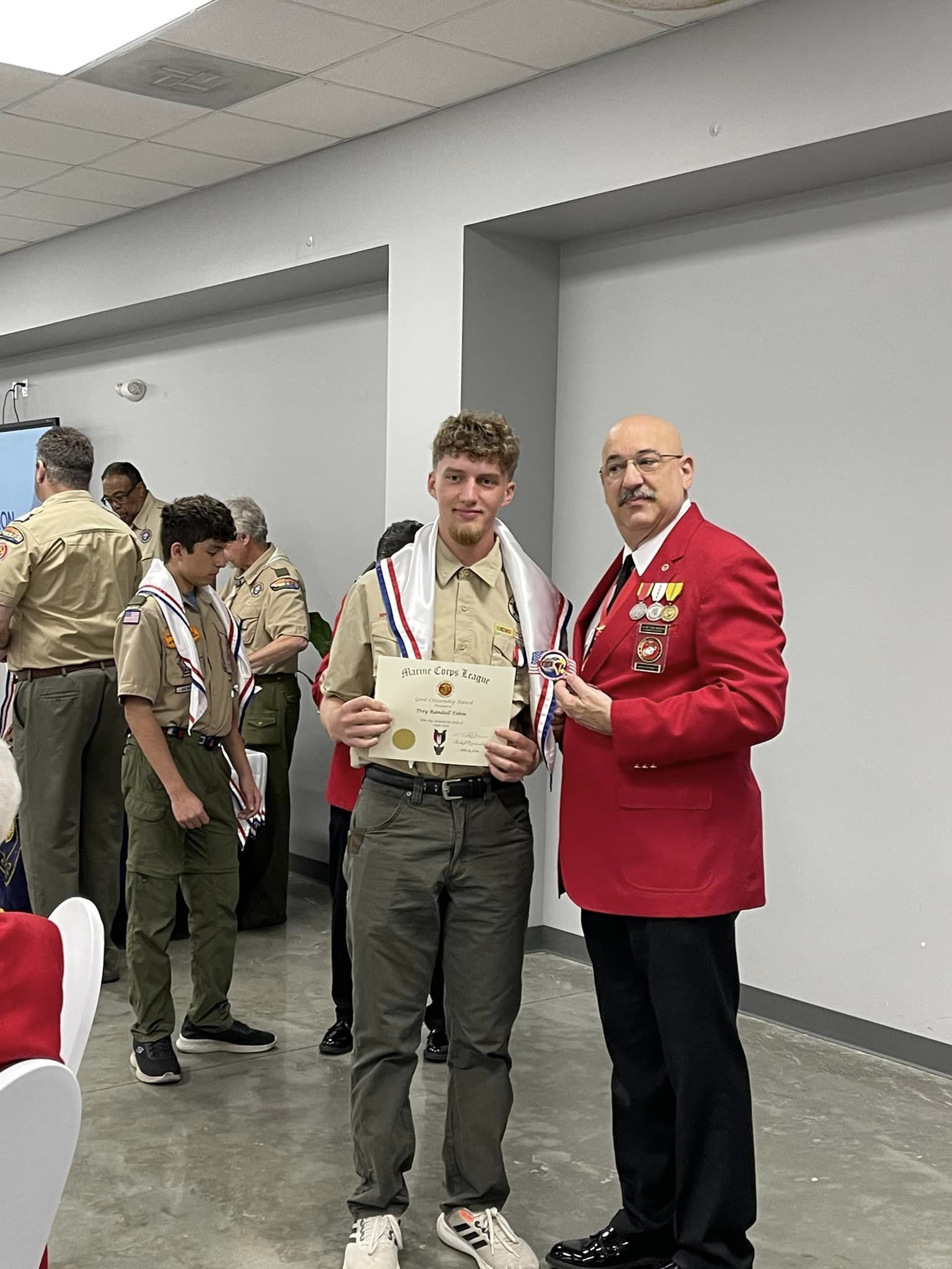 Eagle Scout’s Awards Ceremony - The Choctaw Detachment